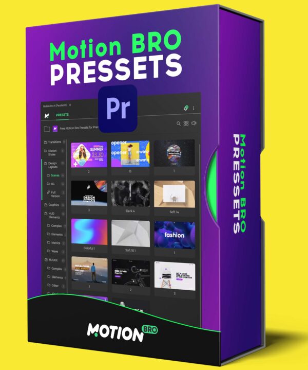 Motion Graphics - Adobe Premiere - After Effects - Davinci Resolve